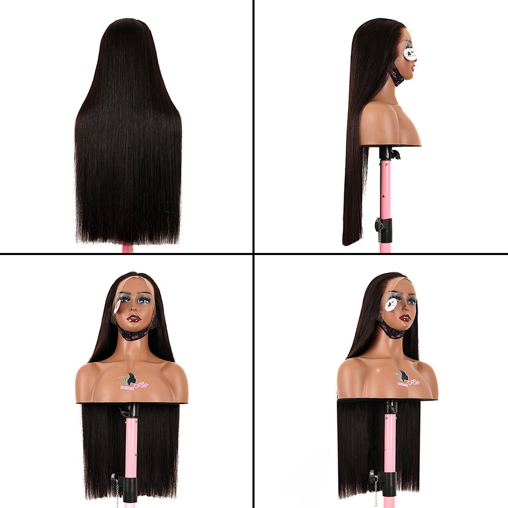 Black Beauty Hair 13X4 HD SDD Straight Lace Front Wig ...